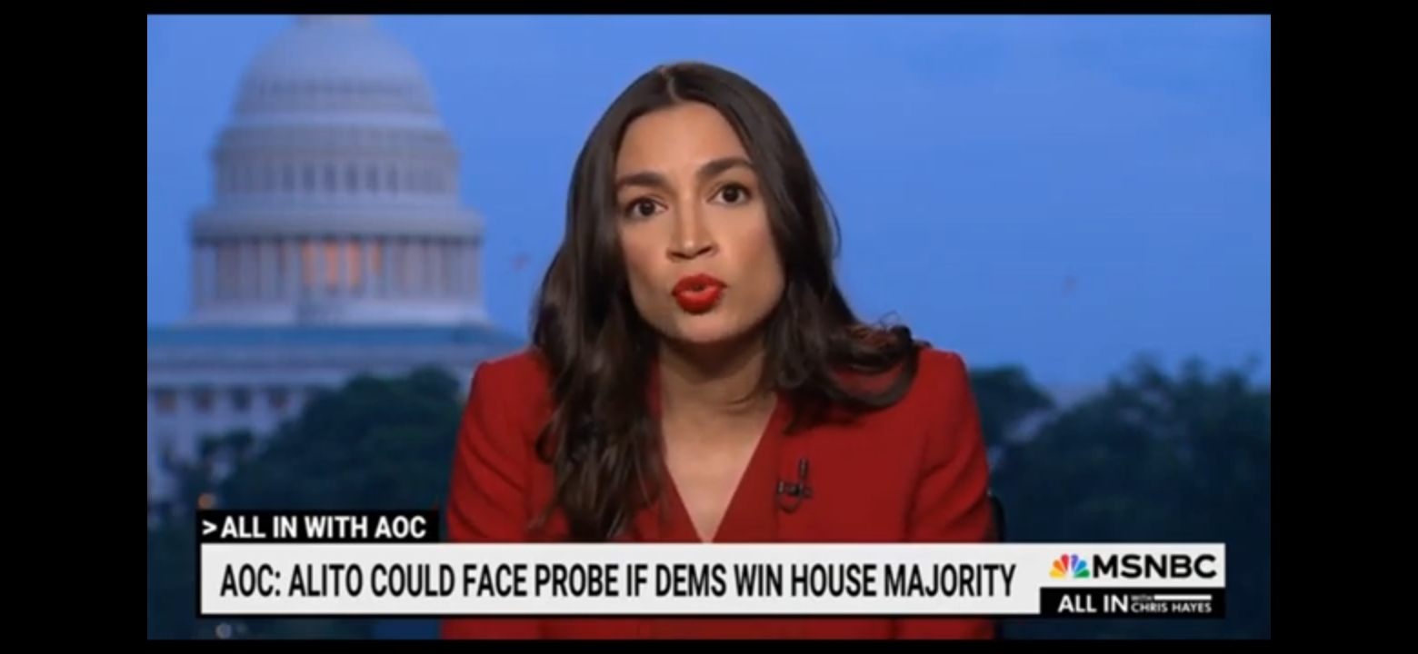 Rep AOC Calls For Senate Probe Into Supreme Court Justice Samuel Alito ...